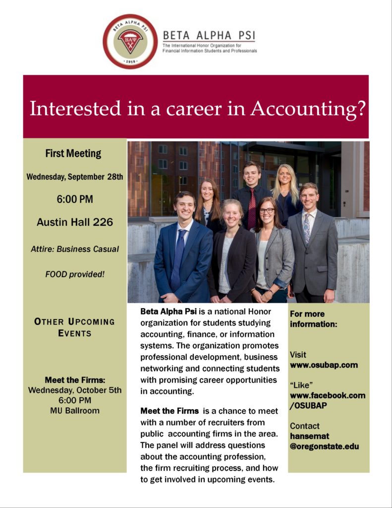 Internship Opportunities | Beta Alpha Psi